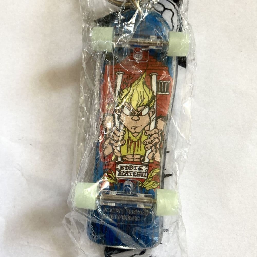 ALVA FINGER BOARD Skateboard "Eddie Reategui Monkey Bars" BLUE GID ...