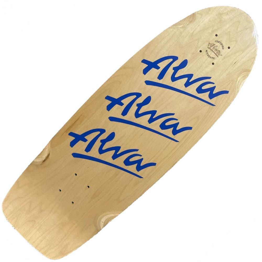 ALVA "Tri logo" Skateboard Deck 1979 Pig Pool 10" x 30" Grip TWILIGHT ...