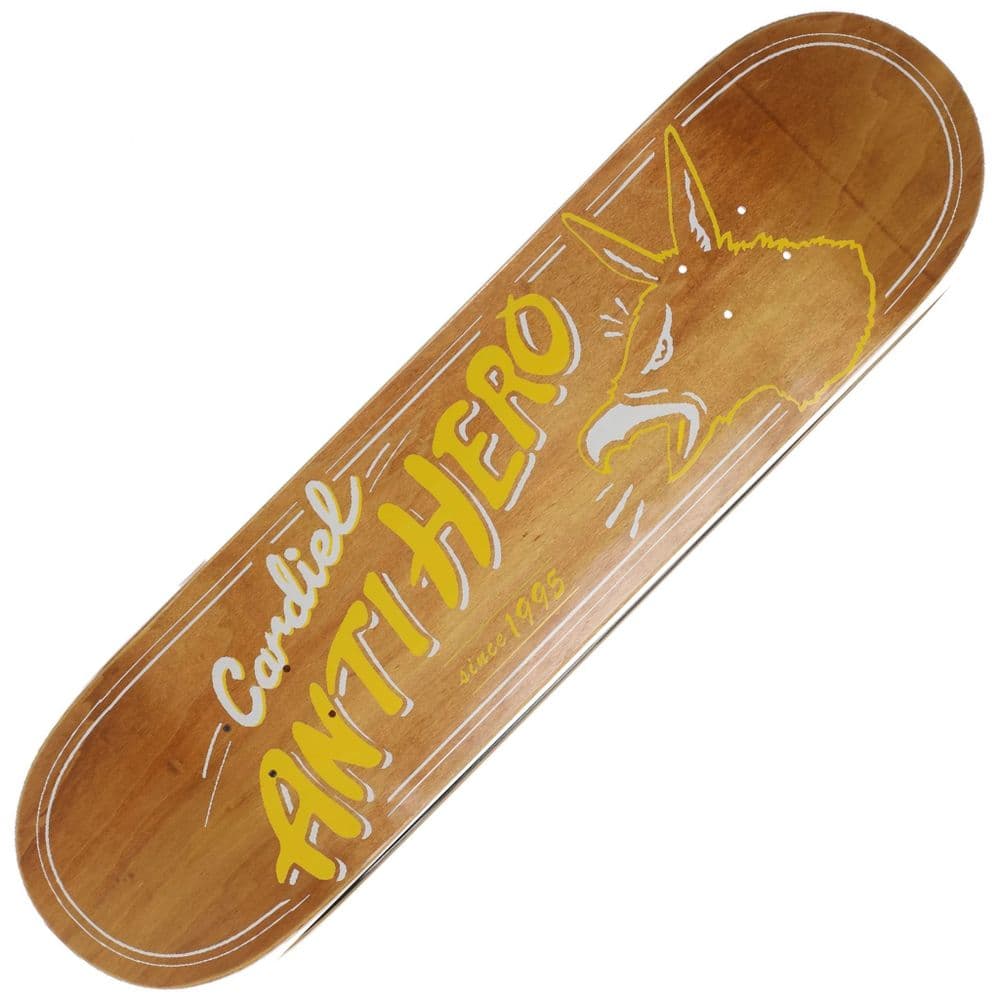 ANTI HERO "Cardiel - Burro" Skateboard Deck 8 375" x 32 0" BROWN Park ...