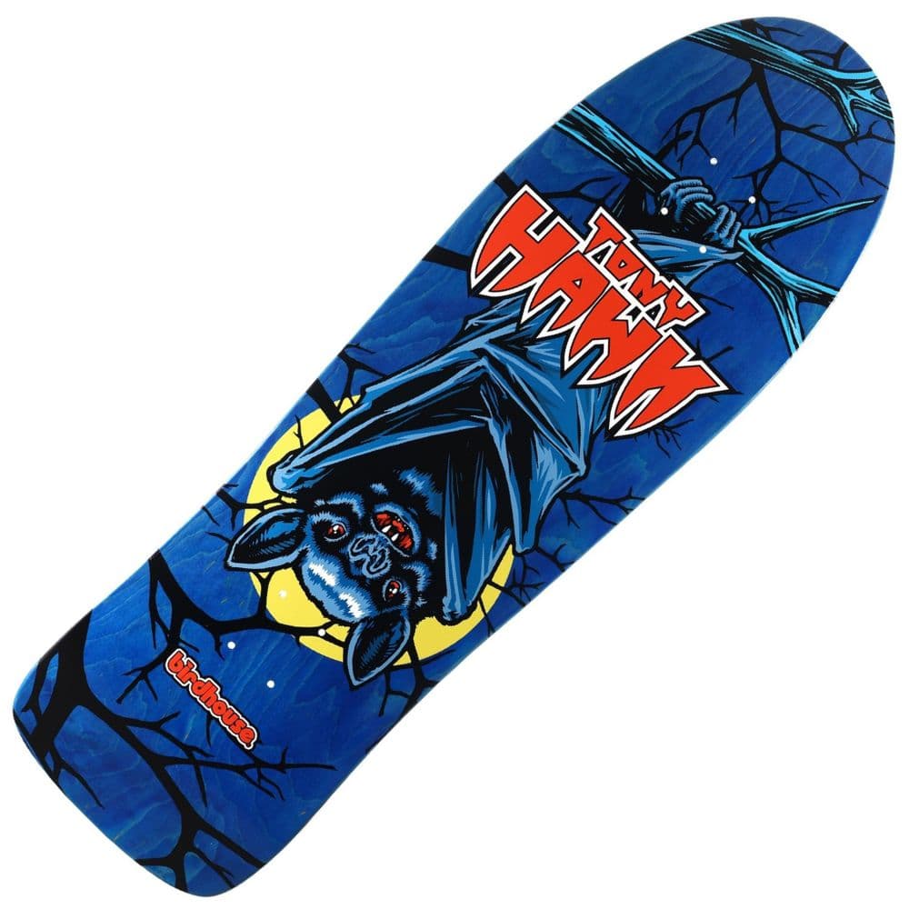 BIRDHOUSE "Hawk Bat" Tony Hawk Skateboard Deck 10 25" x 32 75" 16" WB ...