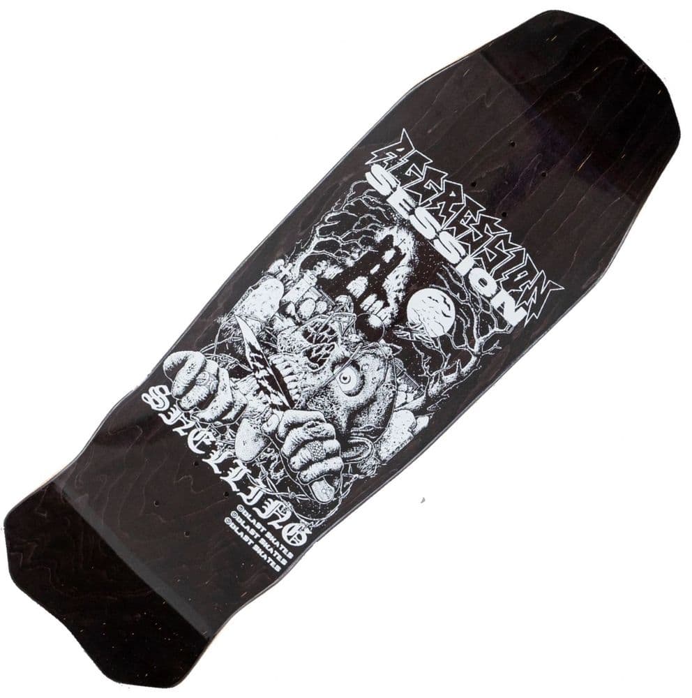 BLAST SKATES "Aggression Session" Jake Snelling Pro Skateboard Deck 10 ...