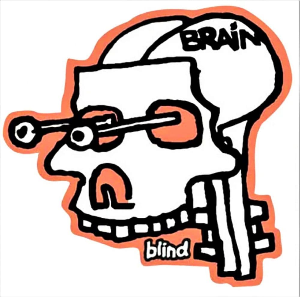 BLIND "Experimental - Rudy Johnson" Skateboard Sticker 9cm GONZ Old ...
