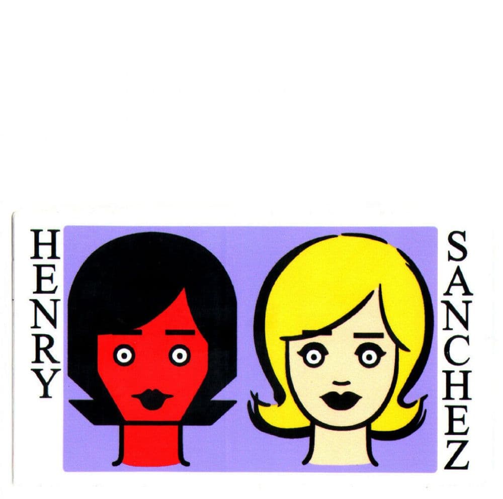 BLIND "Two Girls - Henry Sanchez" Skateboard Sticker 11cm Old Skool 1990s