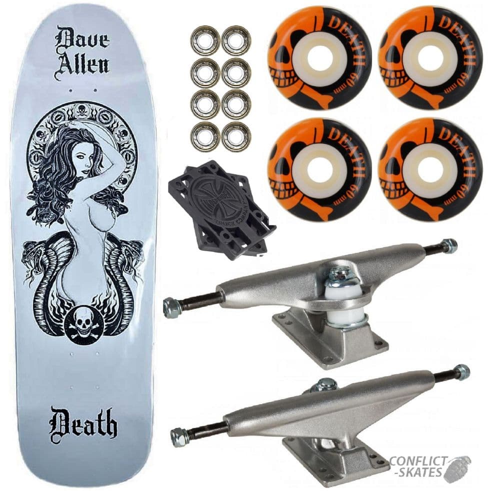 DEATH "Medusa Pool" Dave Allen Skateboard 9 75" x 32 25" Complete ...