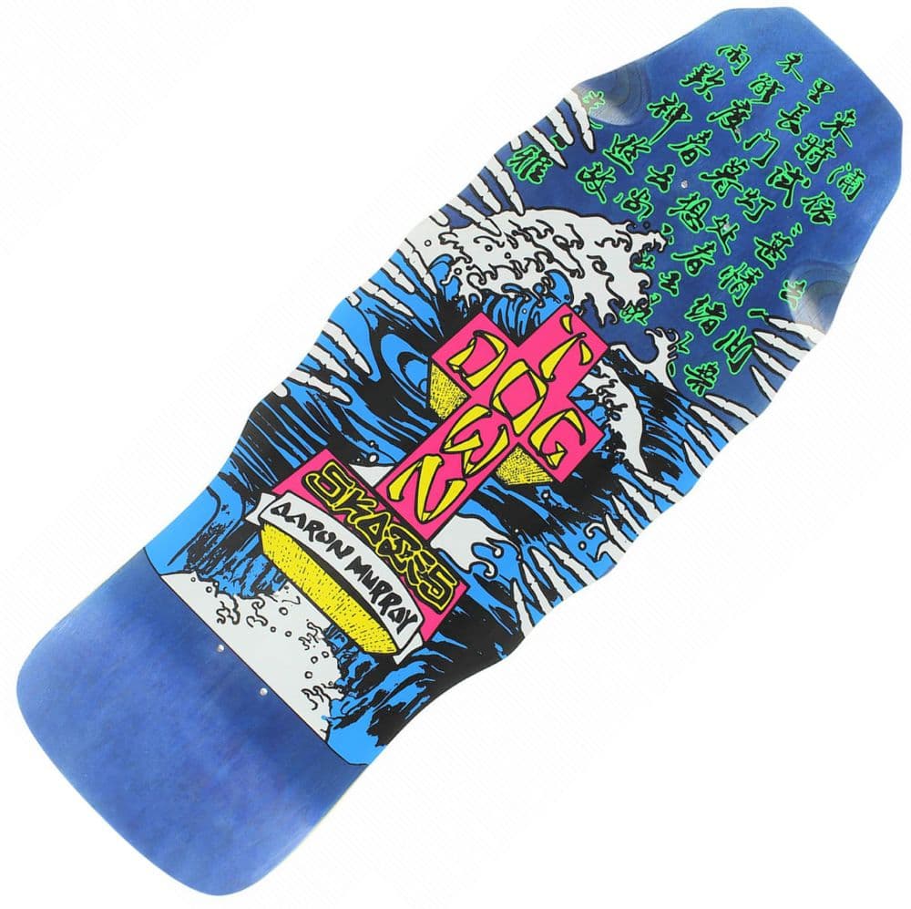 DOGTOWN "Aaron Murray Fingers" Skateboard Deck 10 5" x 30 5" Old Skool Pool BLUE