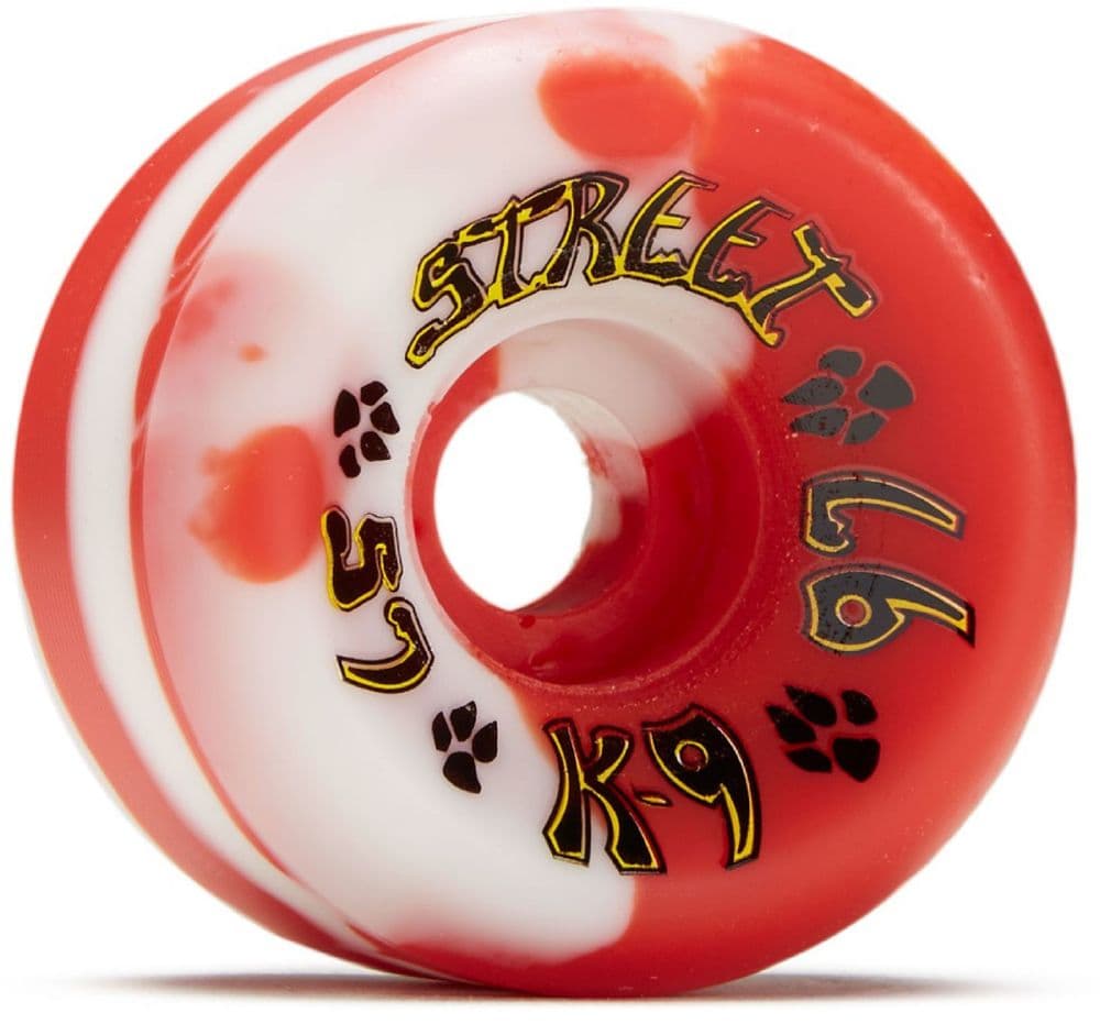 DOGTOWN "K9 80 s Street" Skateboard Wheels 57mm 97a RED WHITE 1980s ...