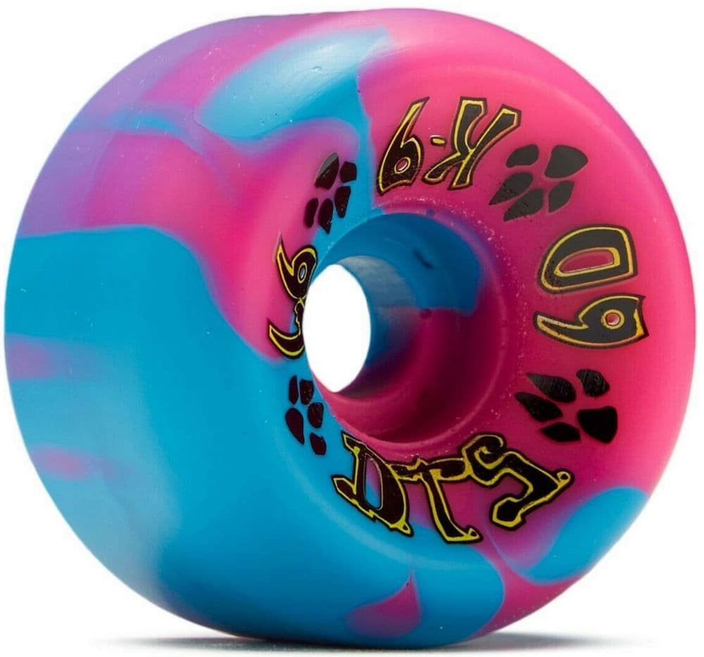 DOGTOWN "K9" Skateboard Wheels 60mm 97a ORANGE WHITE 1980s Reissues ...