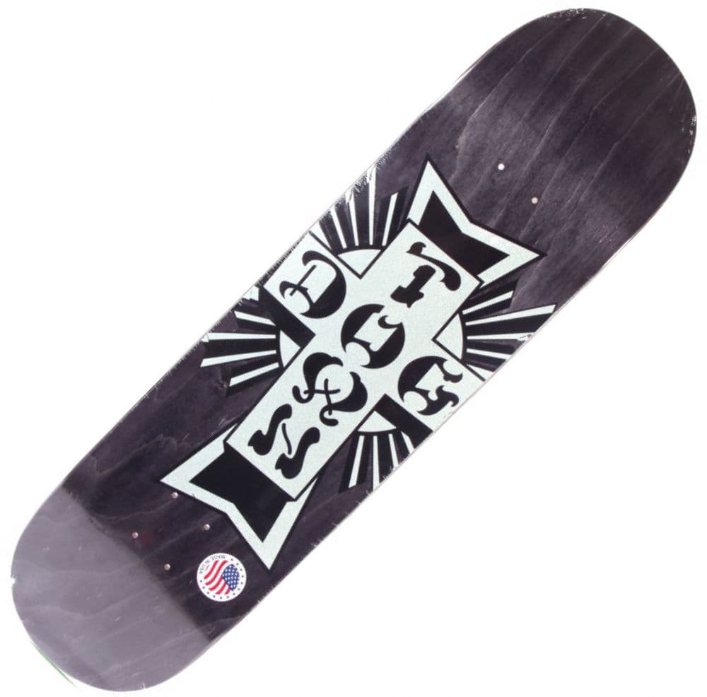 DOGTOWN "Street Cross" Skateboard Deck 32 5" x 8 75" BROWN SILVER Pool ...