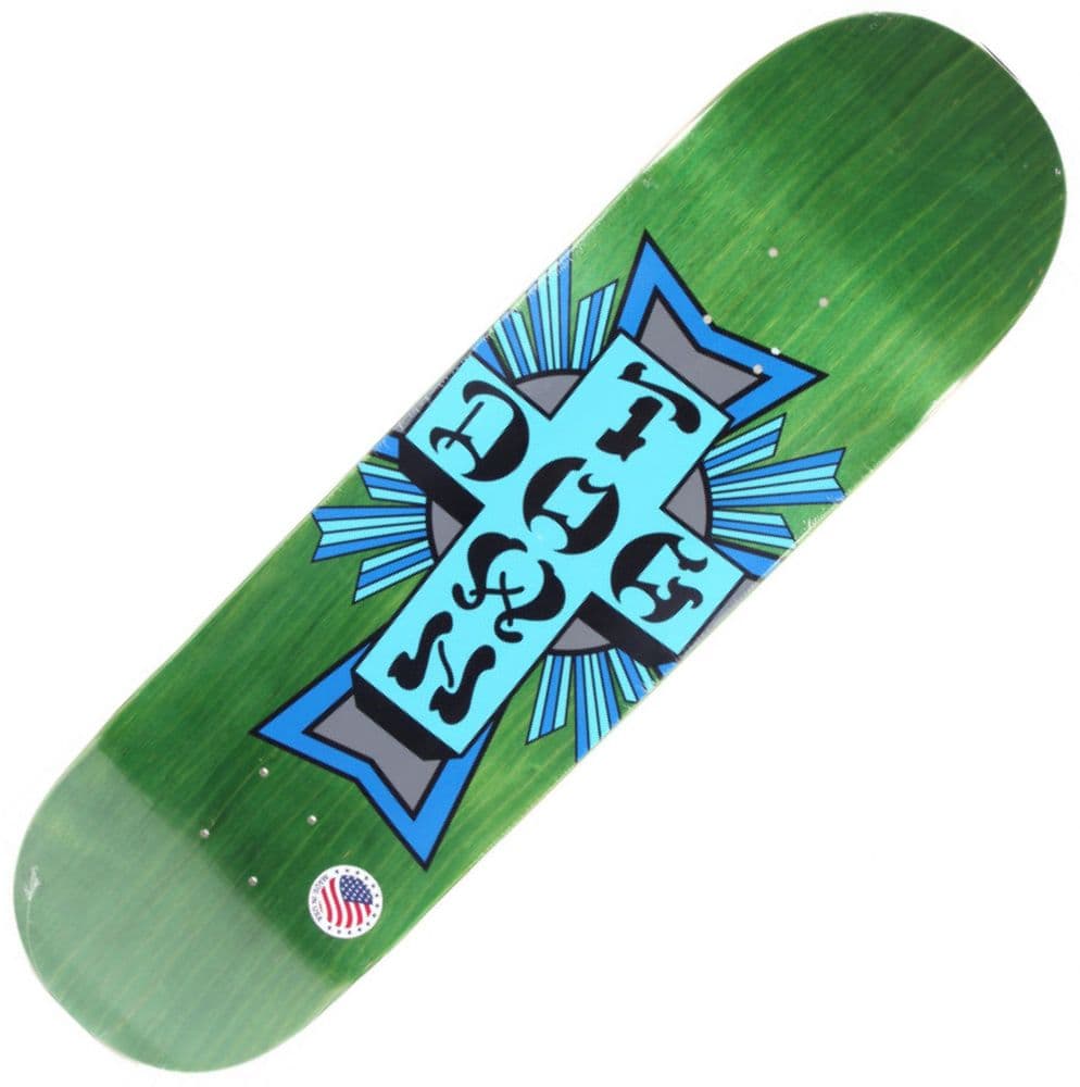 DOGTOWN "Street Cross" Skateboard Deck 32 5" x 8 75" GREEN Pool Vert Park