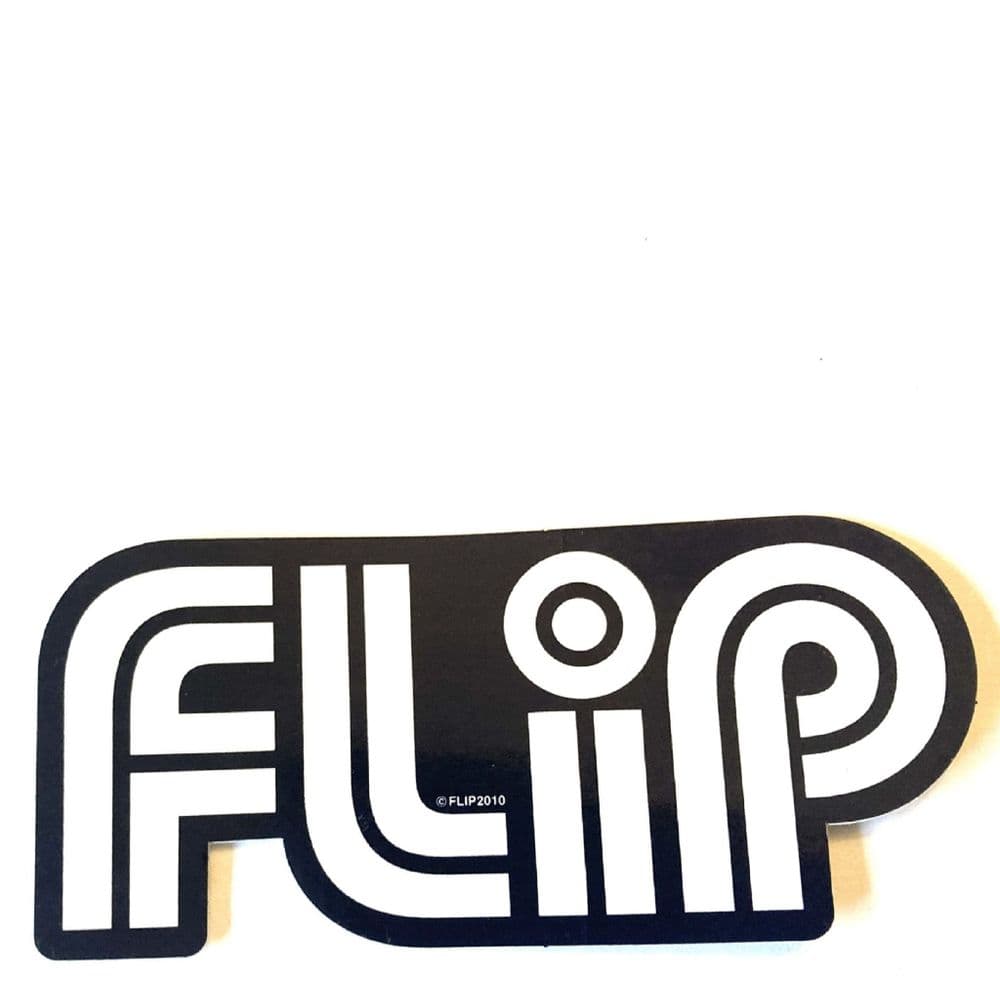 FLIP SKATEBOARDS "Logo" Skateboard Sticker 10cm NAVY BLUE NOS