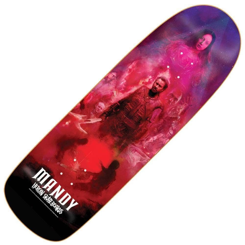HEROIN "Mandy Poster" Skateboard Deck 9 6" x 32 25" Pool Slight 2nd