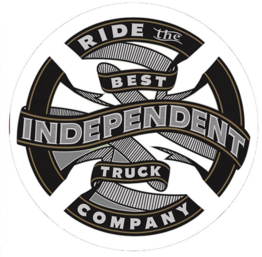 INDEPENDENT "BC Ribbon" Skateboard Sticker 10cm Indy Trucks