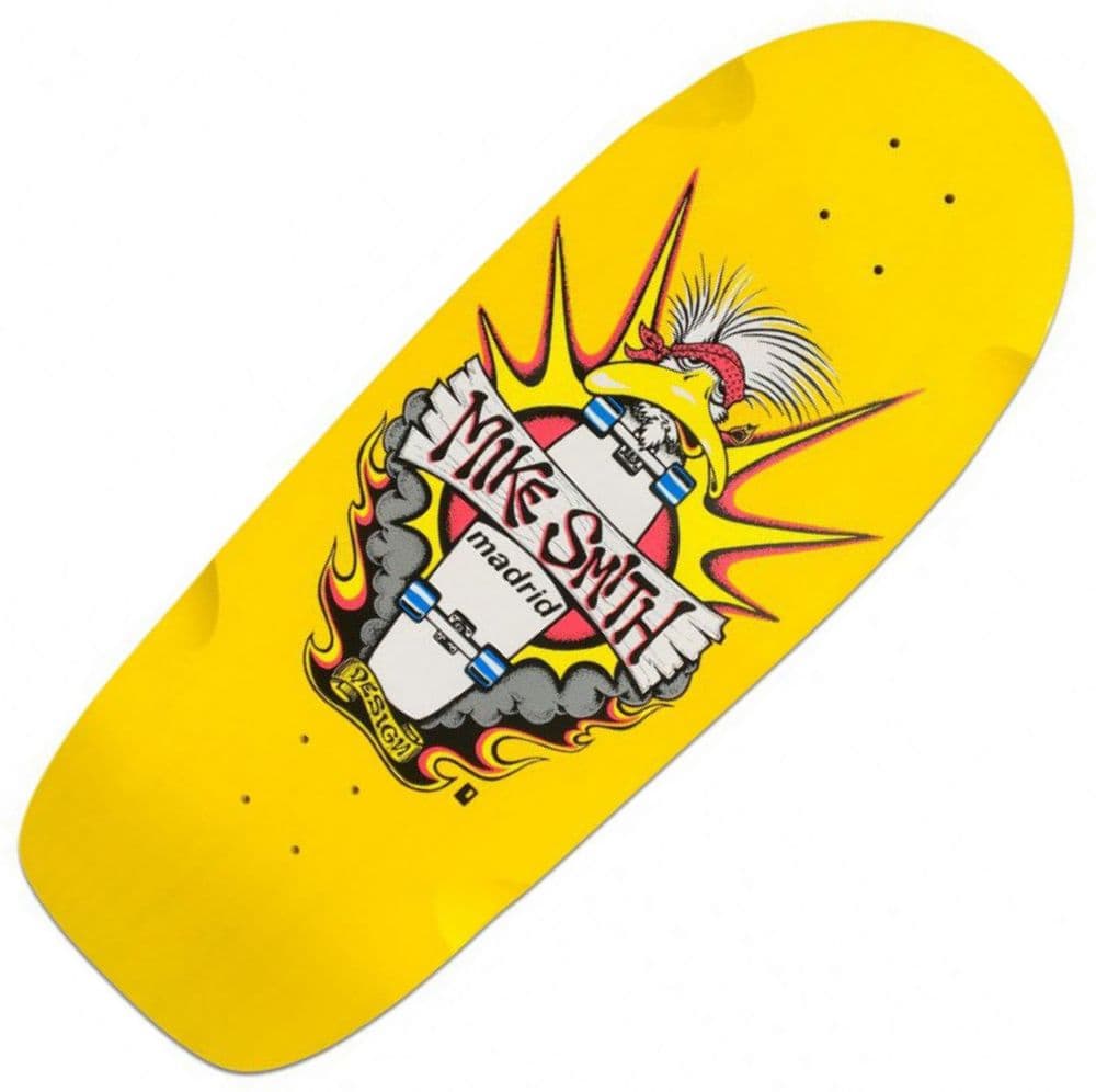 MADRID "Duck" Mike Smith Skateboard Deck 10 75" x 31" YELLOW 1985 Ltd ...