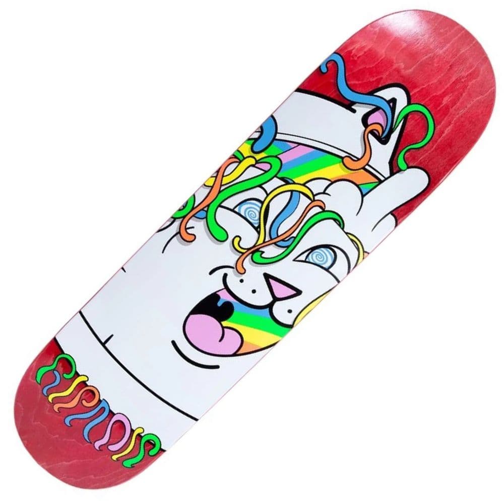 RIPNDIP "Acid Playdo" Skateboard Deck 8 25" x 31 75" RED Street Park ...