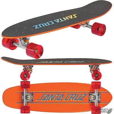 SANTA CRUZ 40th Anniversary "Proflex Kicktail" Skateboard Road Rider ...