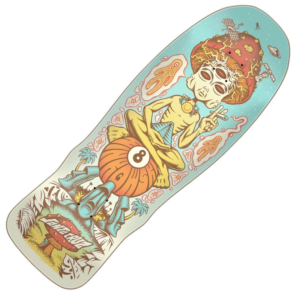 SANTA CRUZ "Erick Winkowski - Spaced Out" Skateboard Deck 10 35" Old ...
