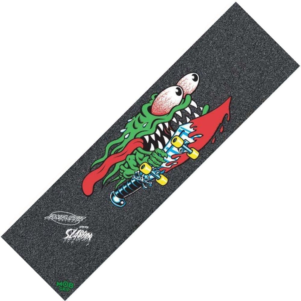 SANTA CRUZ / MOB "Meek Slasher" Skateboard Grip Tape 9" x 33" BLACK Jim ...