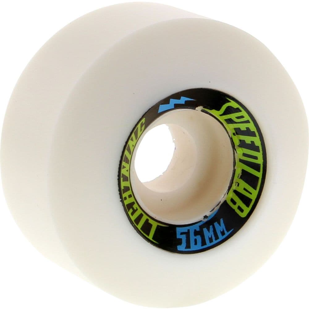 SPEEDLAB "Lightning" Skateboard Wheels 56mm 101a WHITE Old Skool ...