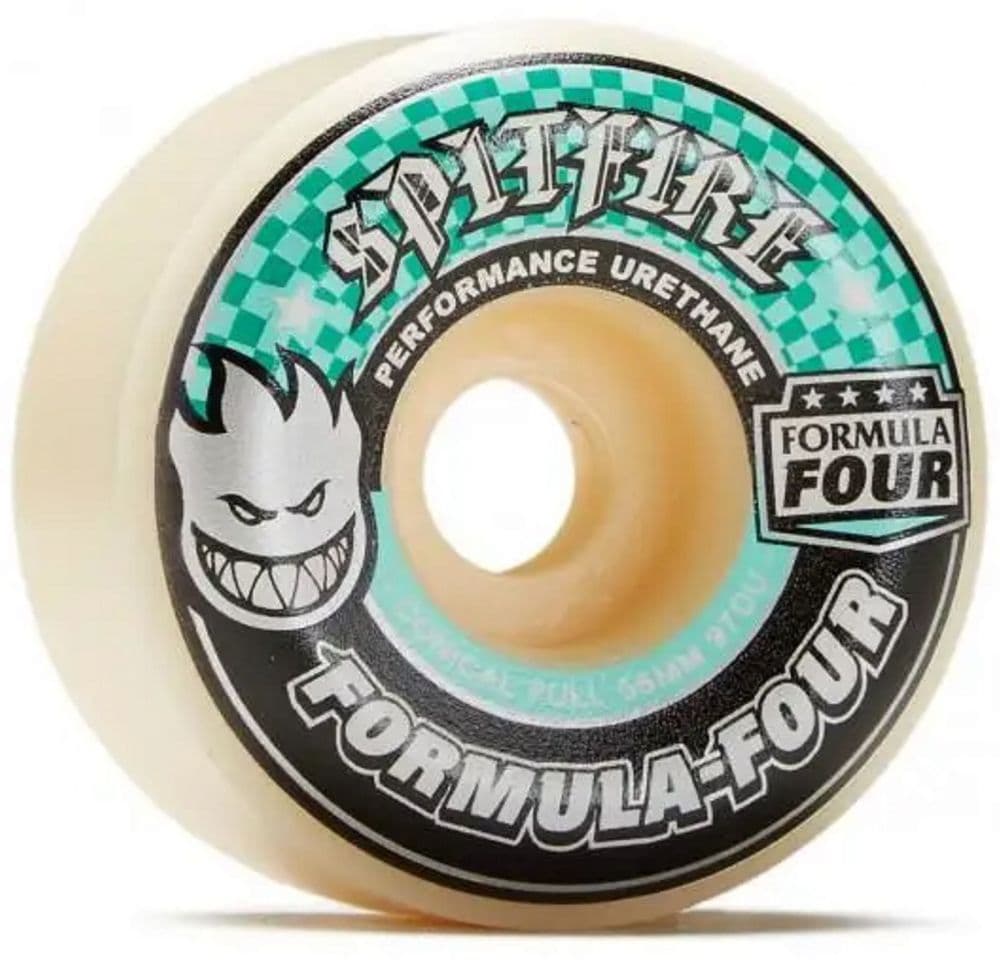 SPITFIRE "Formula Four" Conical Full Skateboard Wheels 97a 56mm Park ...