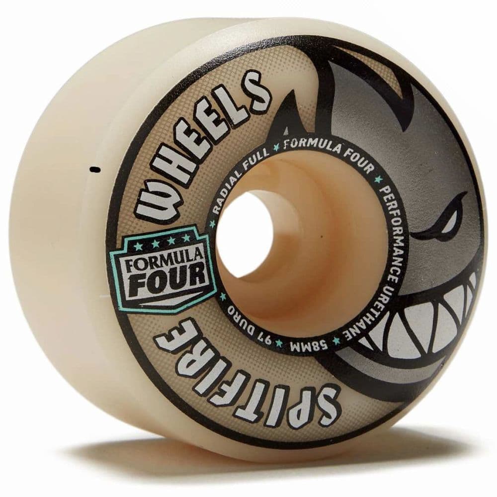 SPITFIRE "Radial Full - F4" Skateboard Wheels 97a 58mm EX WIDE Formula Four