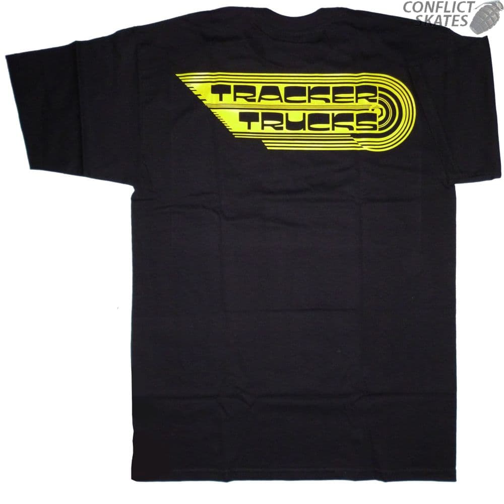 TRACKER TRUCKS "Wing Logo" Skateboard T-Shirt BLACK XXL only 1980s ...