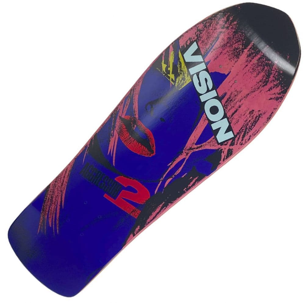 VISION "Aggressor 2" Skateboard Deck 10" x 30" Reissue 1986 PINK New ...