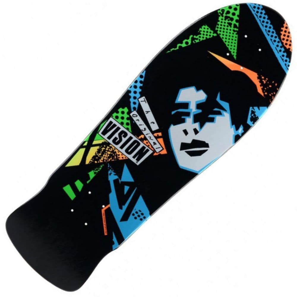 VISION "Gonz OG" Skateboard Deck 10" x 30" BLACK Reissue Mark Gonzalez 1986