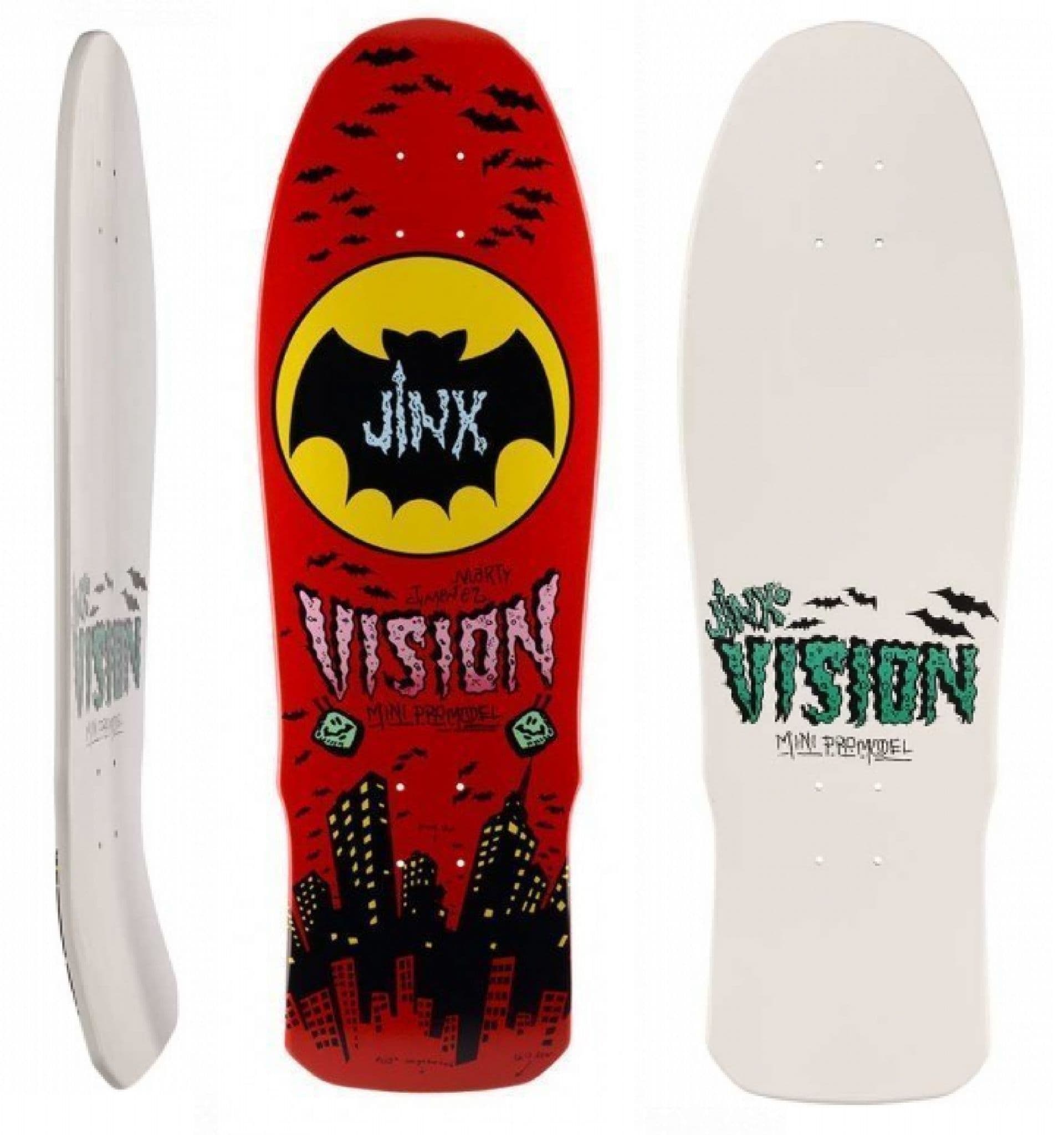 VISION "Jinx Mini" Skateboard 9 5" Complete Indy or Bullet Trucks & Rat ...