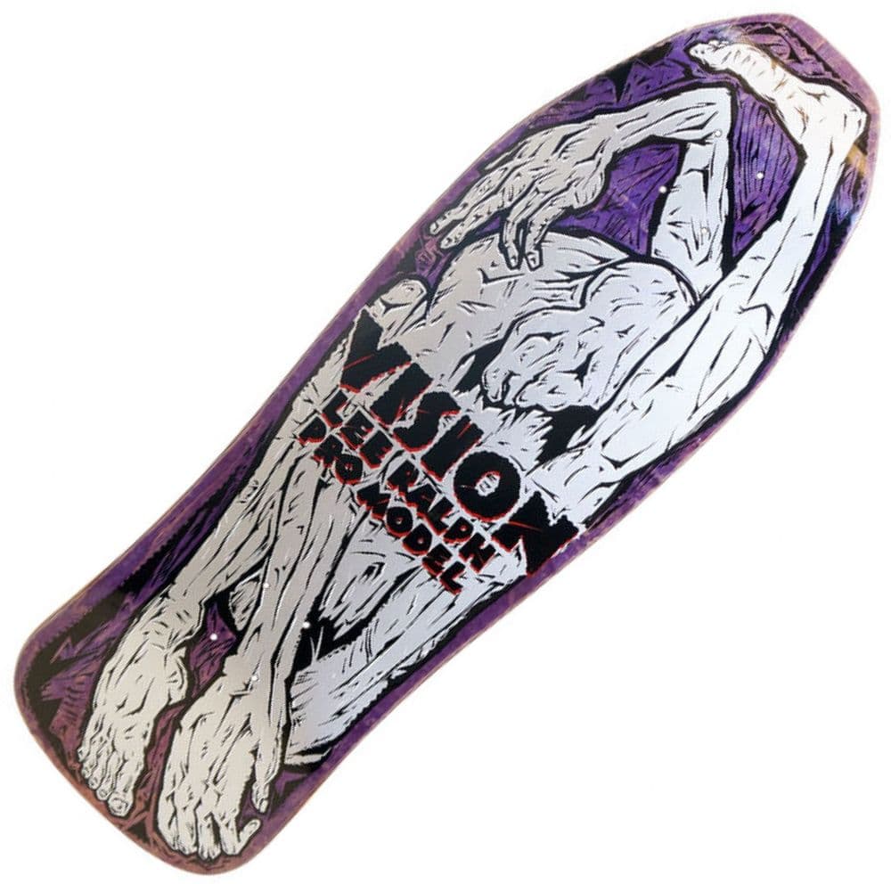 VISION Lee Ralph "OG" Skateboard Deck New Concave 10 25" x 30 5" PURPLE ...