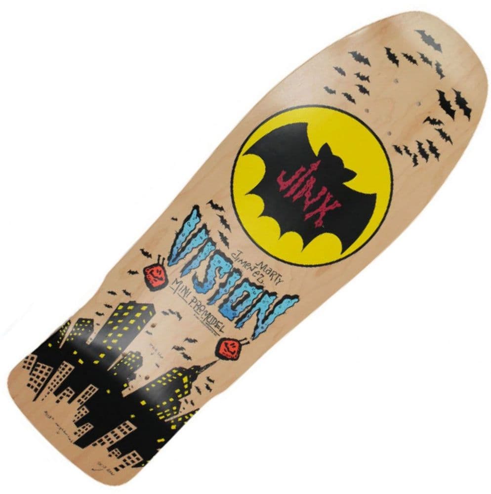 VISION Marty Jimenez "Jinx" Mini Skateboard Deck Modern Concave 10" x ...