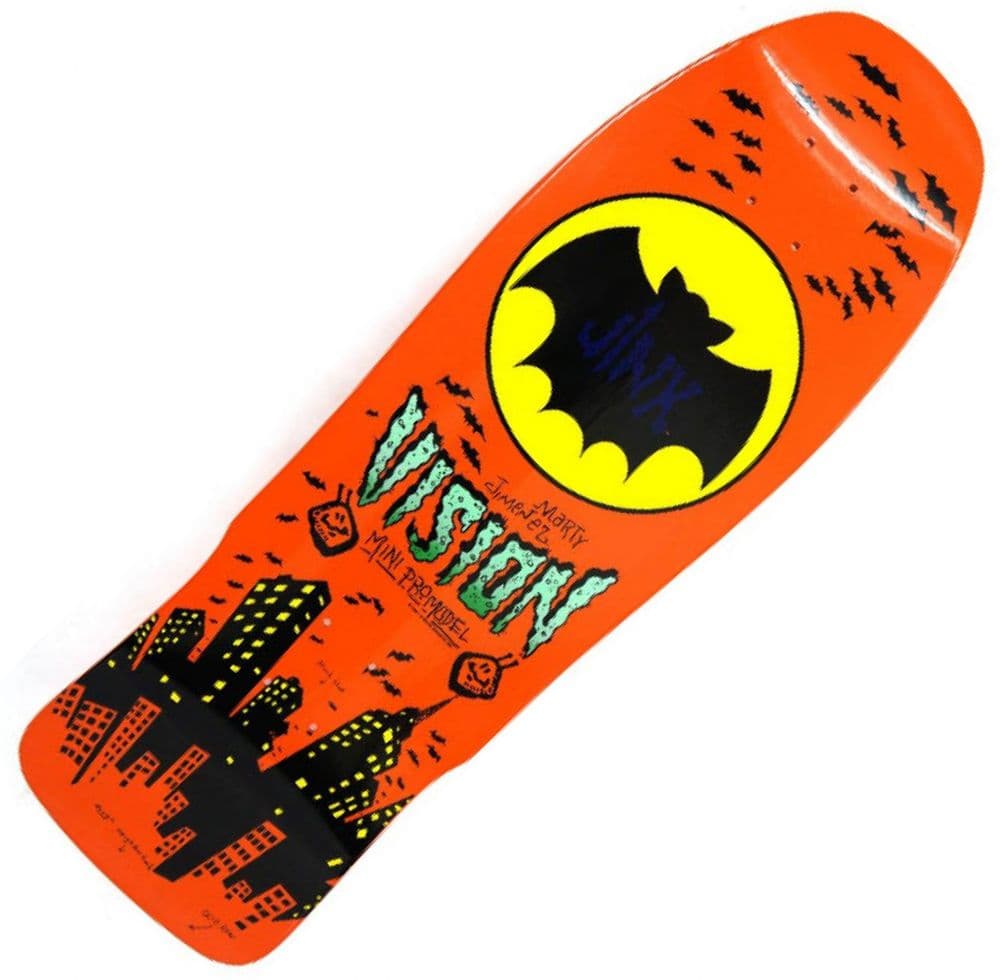 VISION Marty Jimenez "Jinx" Mini Skateboard Deck Modern Concave 10" x ...