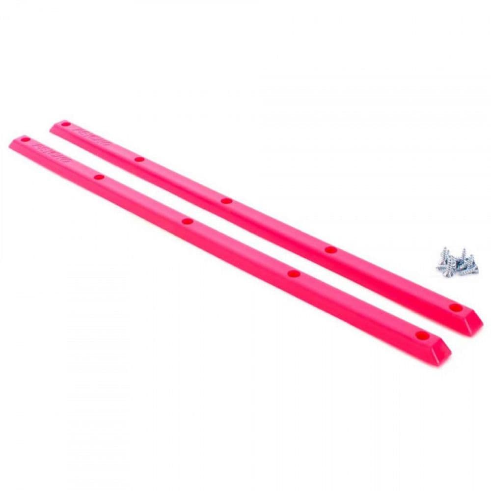 VISION "Psycho" Skateboard Rails Pair 14 5" PINK Slide Bars Grab Ribs