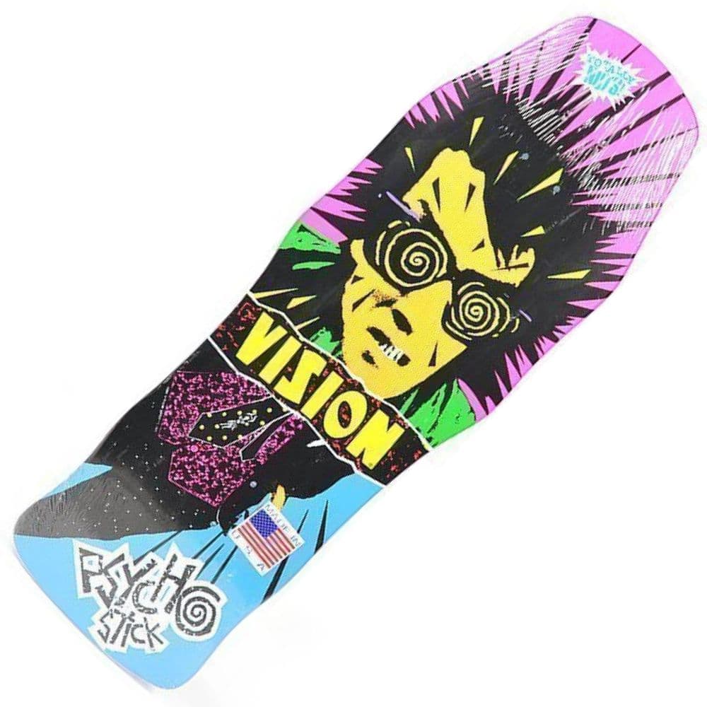 VISION "Psycho Stick" Skateboard Deck 10 0" x 30 0" SKY BLUE Old Skool ...