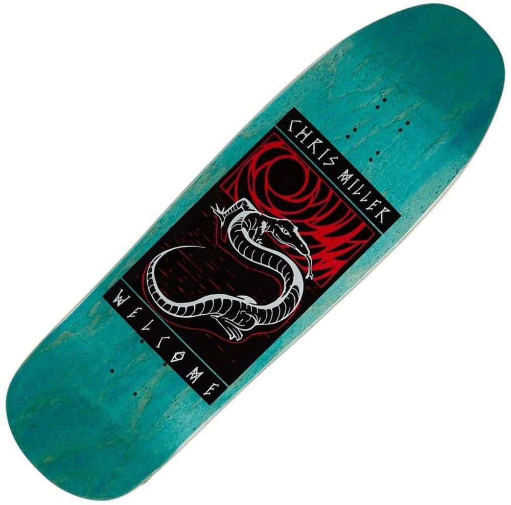WELCOME "Miller Lizard on Gaia" Skateboard Deck 9 75" x 32 25" 15" WB ...