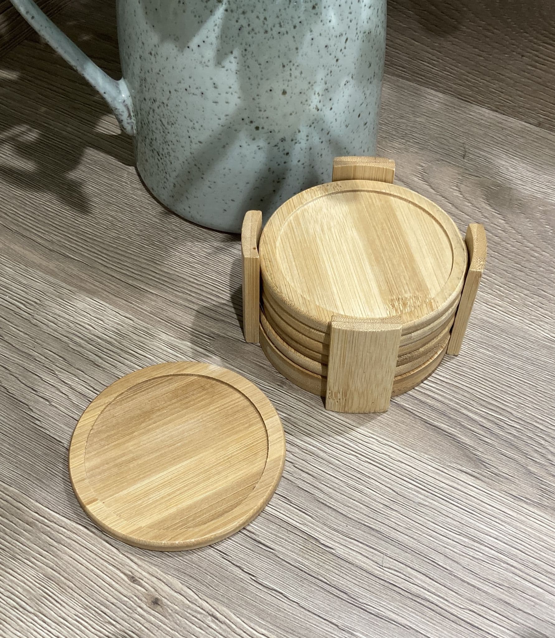 Bamboo coasters store