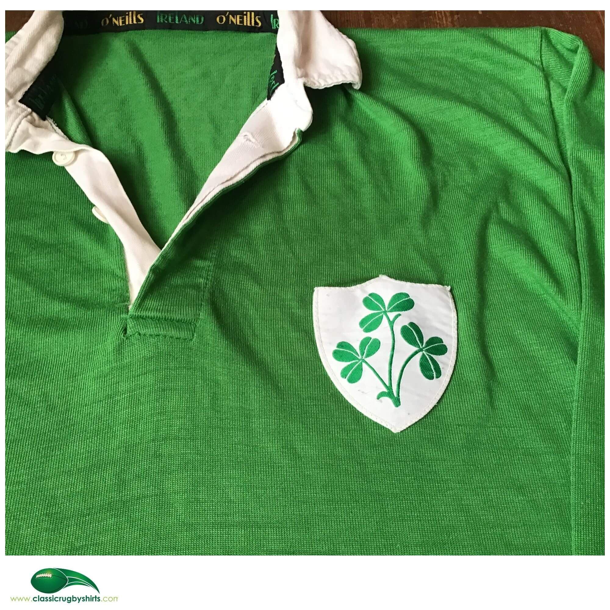 World Rugby Shirts | 1986 Ireland Vintage Old Retro Jerseys