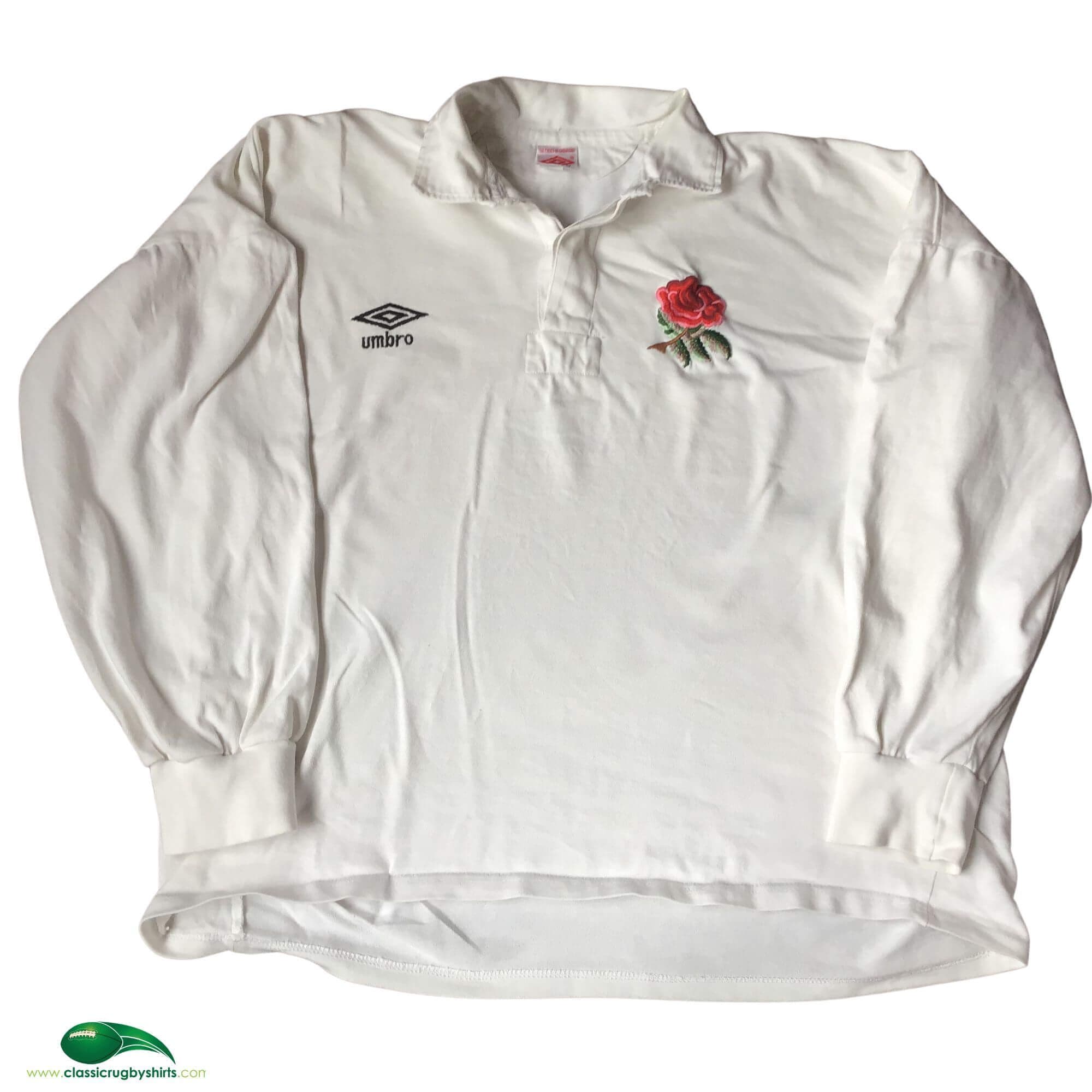 World Rugby Shirts | 1986 England Vintage Old Jerseys