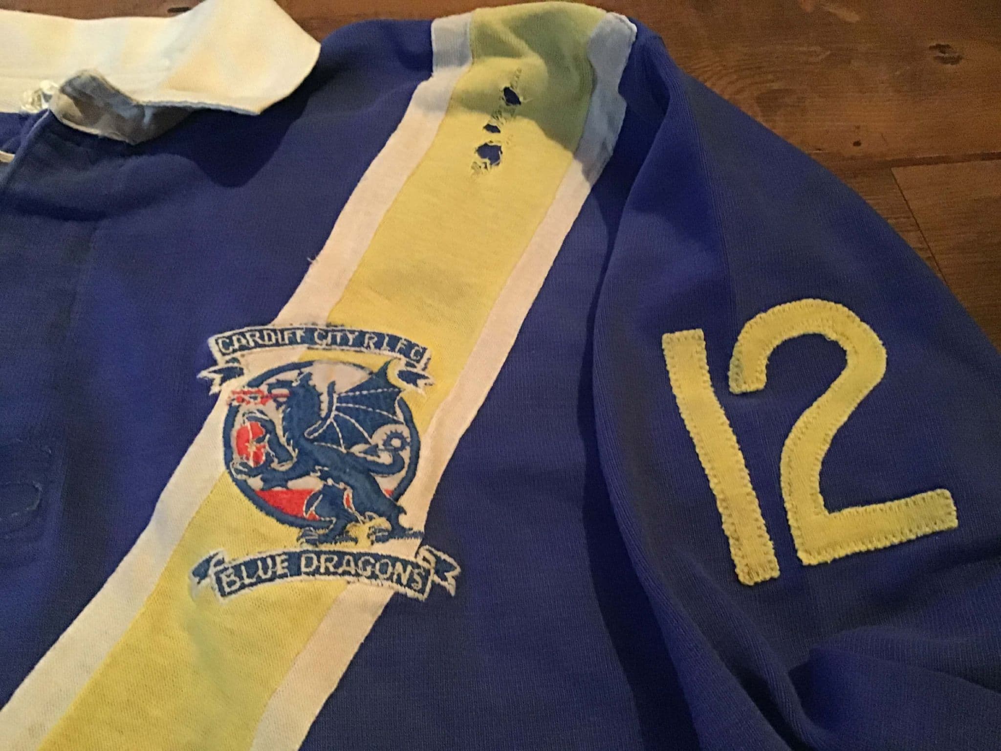 Classic Rugby Shirts | 1981 Cardiff City Blue Dragons Vintage Old Jerseys
