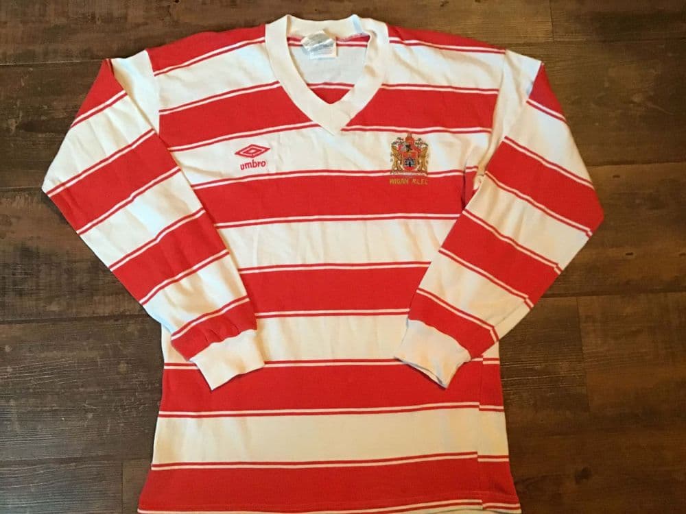 Classic Rugby Shirts | Wigan 1986 Old Vintage League Jerseys