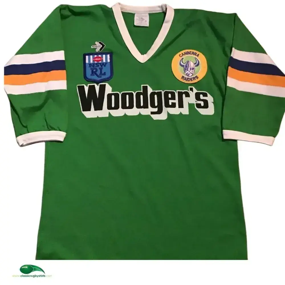 Classic Rugby Shirts | 1989 Canberra Raiders Vintage Old Jerseys