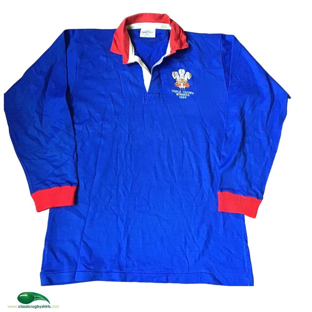 World Rugby Shirts | 1988 Wales Triple Crown Vintage Old Jerseys