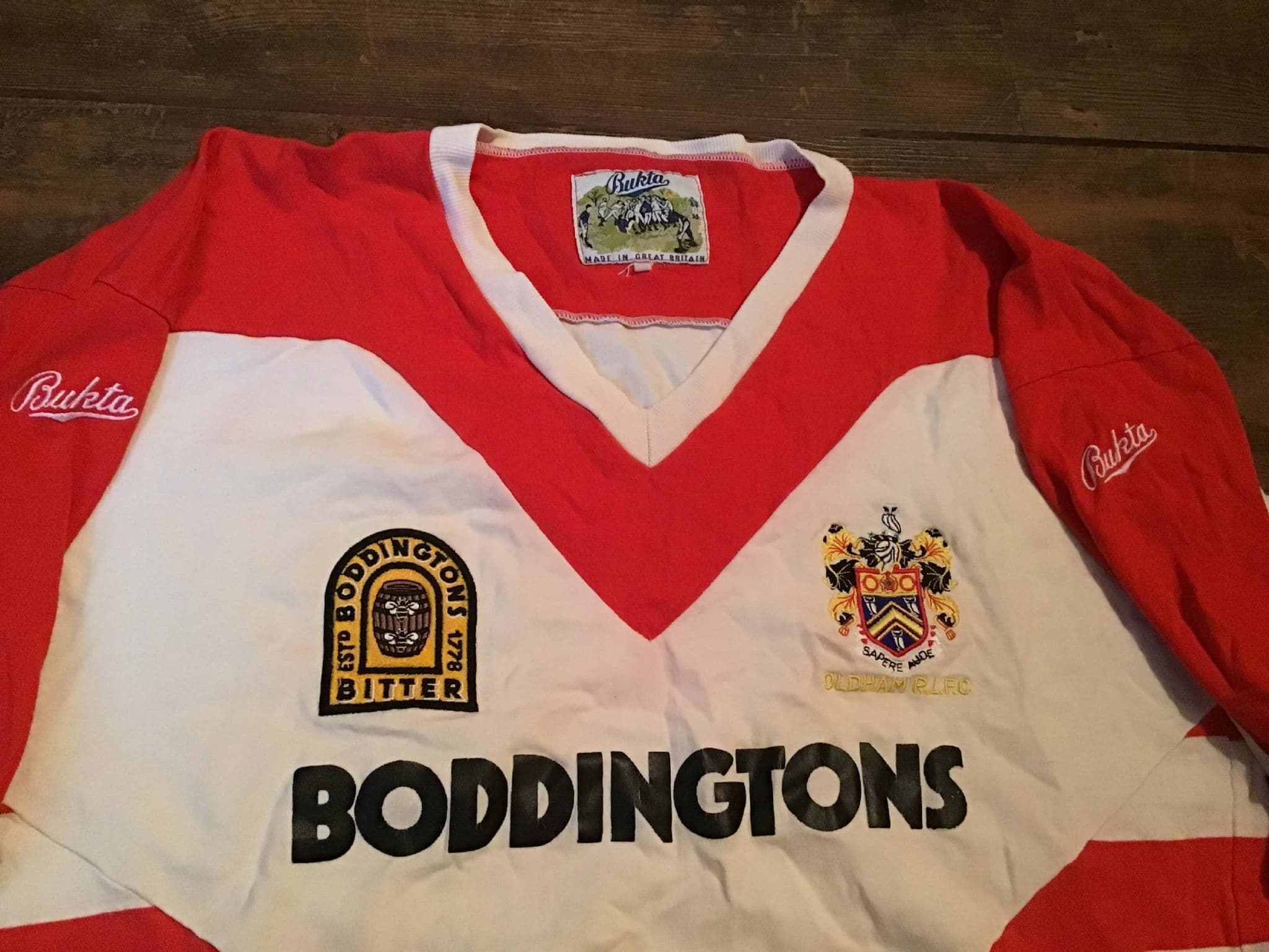 Classic Rugby Shirts | 1990 Oldham RL Vintage Old Jerseys
