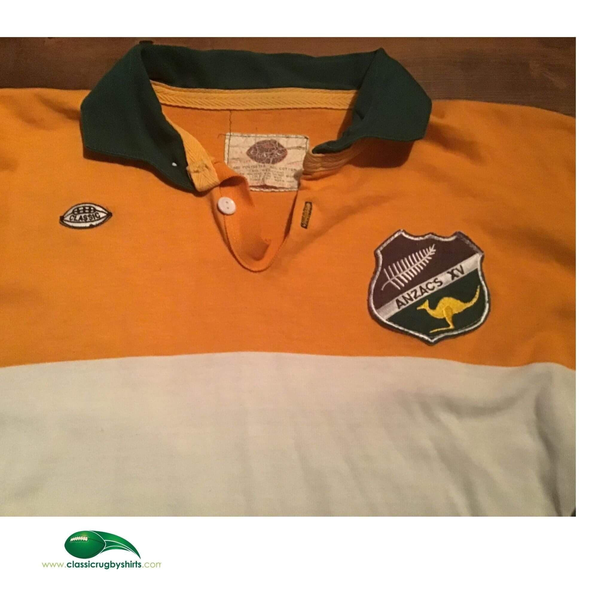 Classic Rugby Shirts | 1989 ANZAC Old Vintage Retro Jerseys Wallabies ...