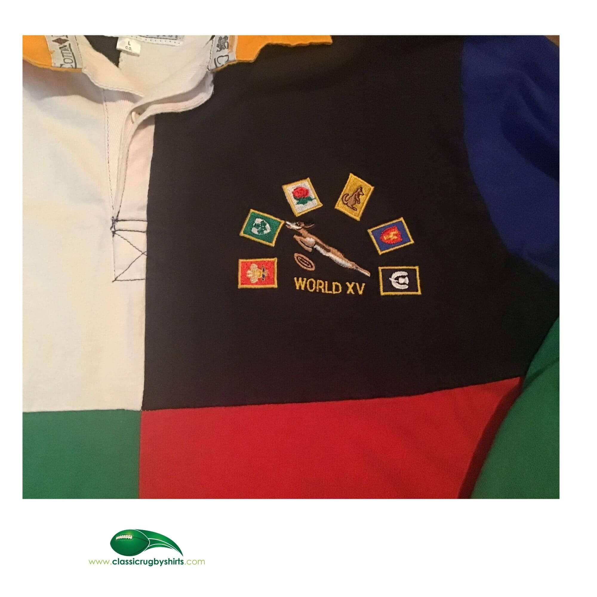 Classic Rugby Shirts | 1989 World XV Vintage Retro Old Jerseys