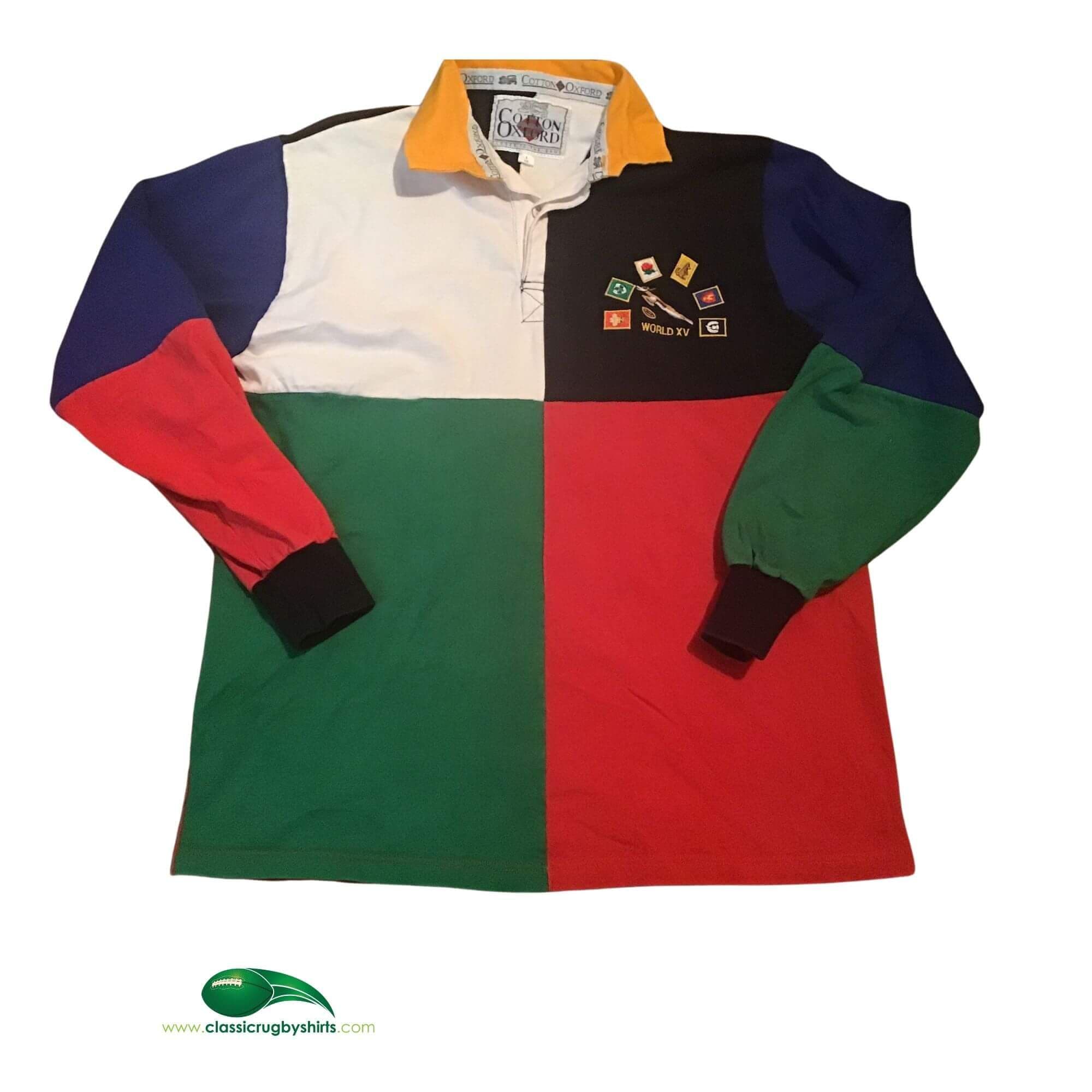 Classic Rugby Shirts | 1989 World XV Vintage Retro Old Jerseys