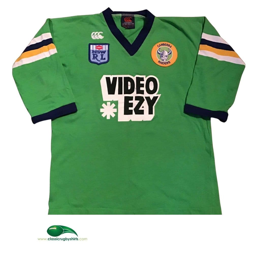 Classic Rugby Shirts | 1990 Canberra Raiders Vintage Old Jerseys