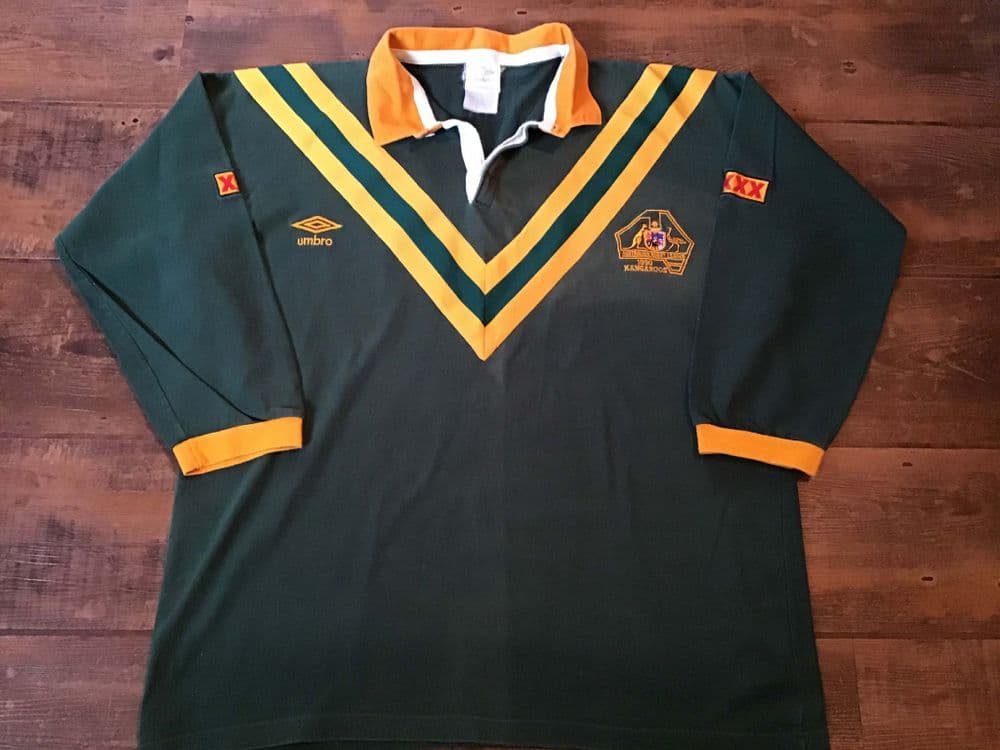 Classic Rugby Shirts | 1990 Australia Kangaroos Vintage Old Jerseys