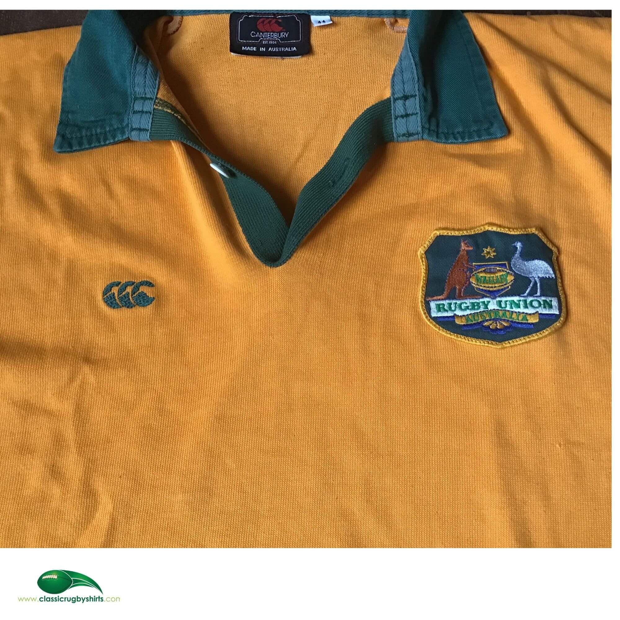 Classic Rugby Shirts | 1990s Australia Old Vintage Polo Jersey Wallabies