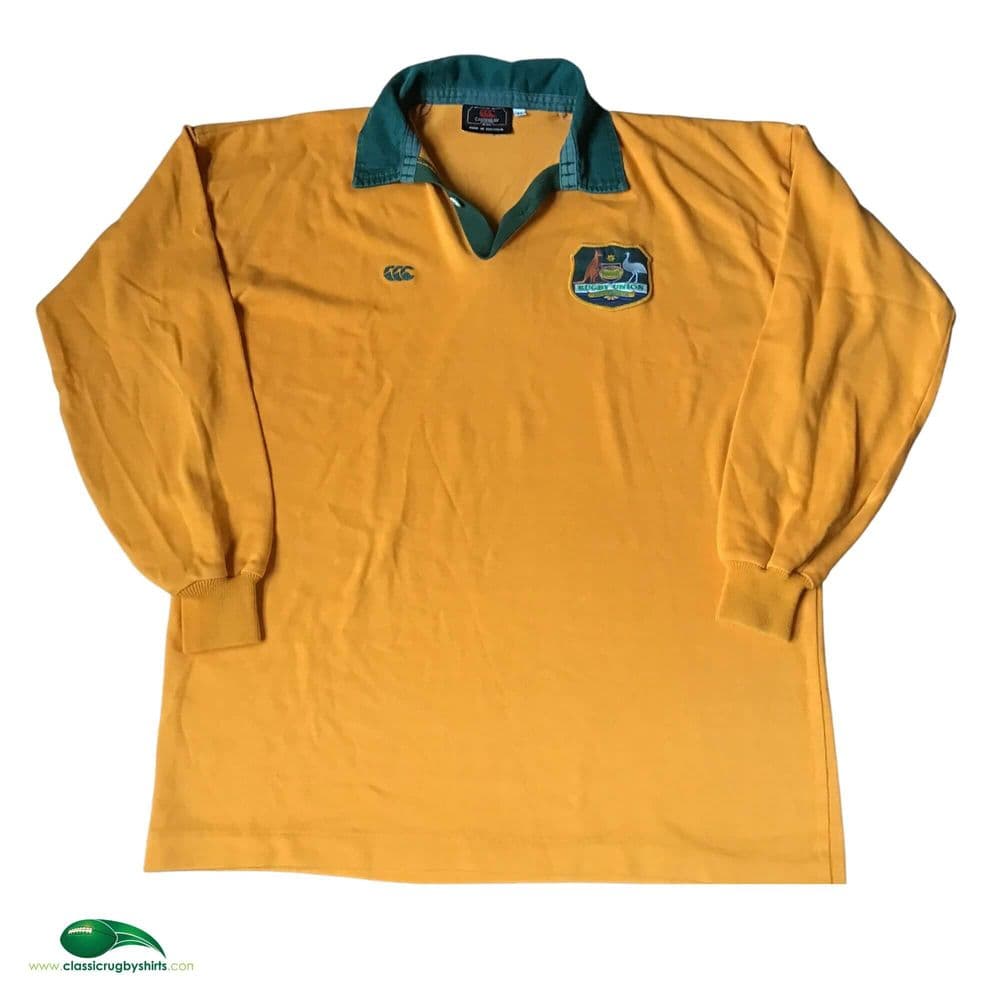 Classic Rugby Shirts | 1990s Australia Old Vintage Polo Jersey Wallabies