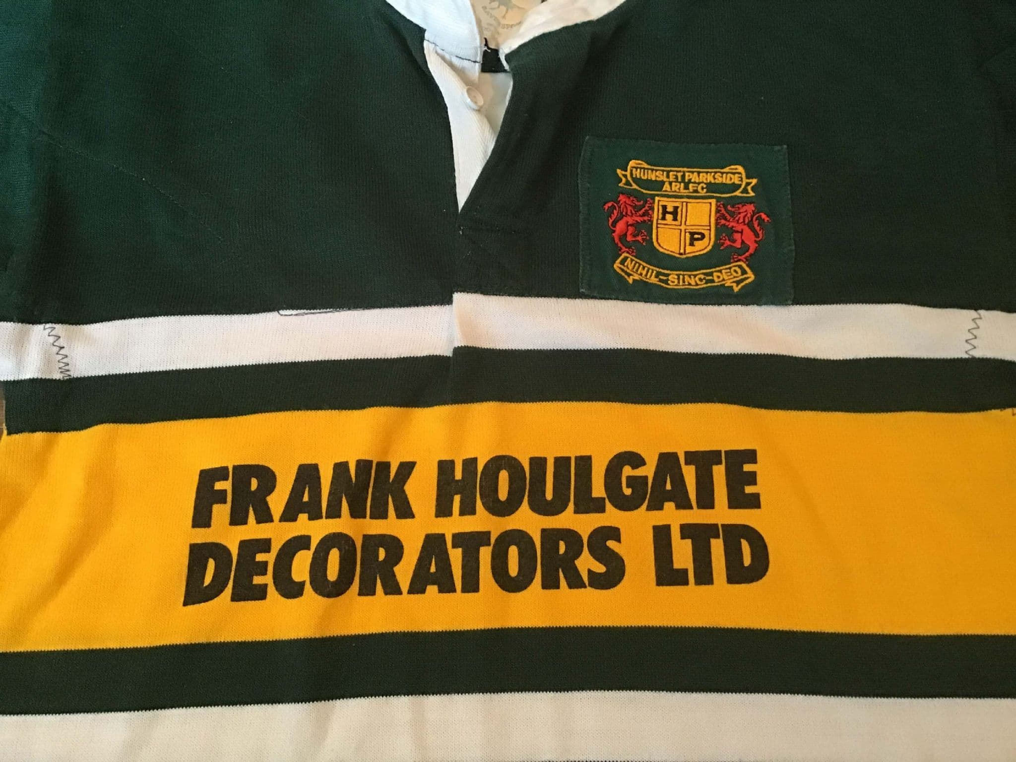 Classic Rugby Shirts | 1990s Hunslet Parkside Vintage Old Jerseys